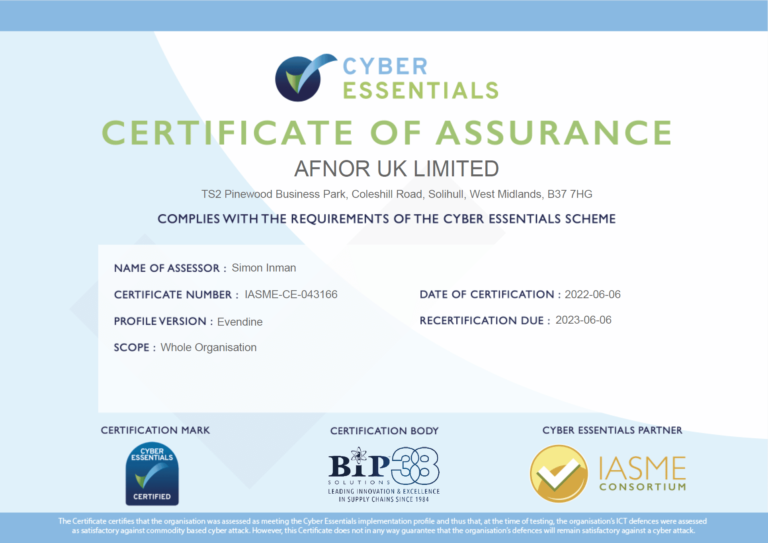 United Kingdom - AFNOR INTERNATIONAL